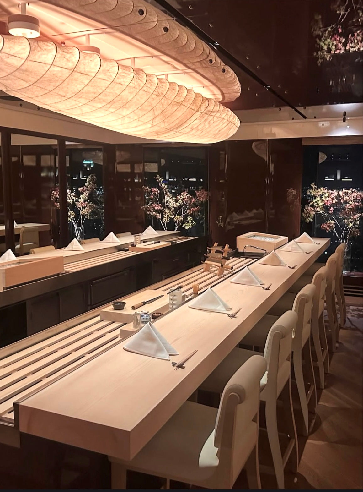 Hinoki Japanese Cypress Counter in NYC | Hanabusa Craftsmanship ...